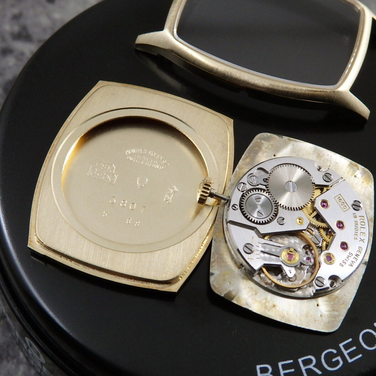 ロレックス チェリーニ Cellini 3807 トノー型ケース 18K YG ロレックス チェリーニ Cellini 3807 トノー型ケース 18K YG